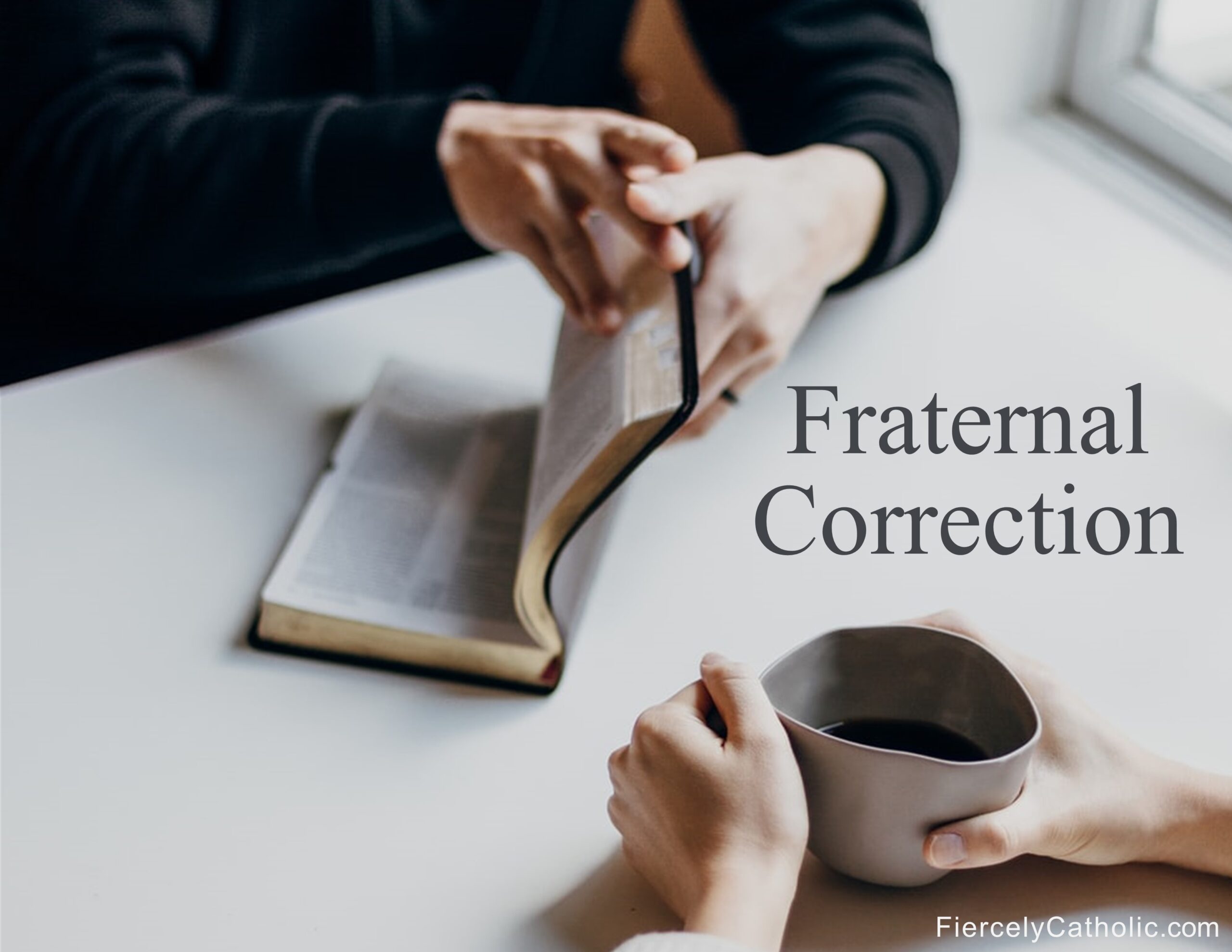 Fraternal Correction - Fiercely Catholic